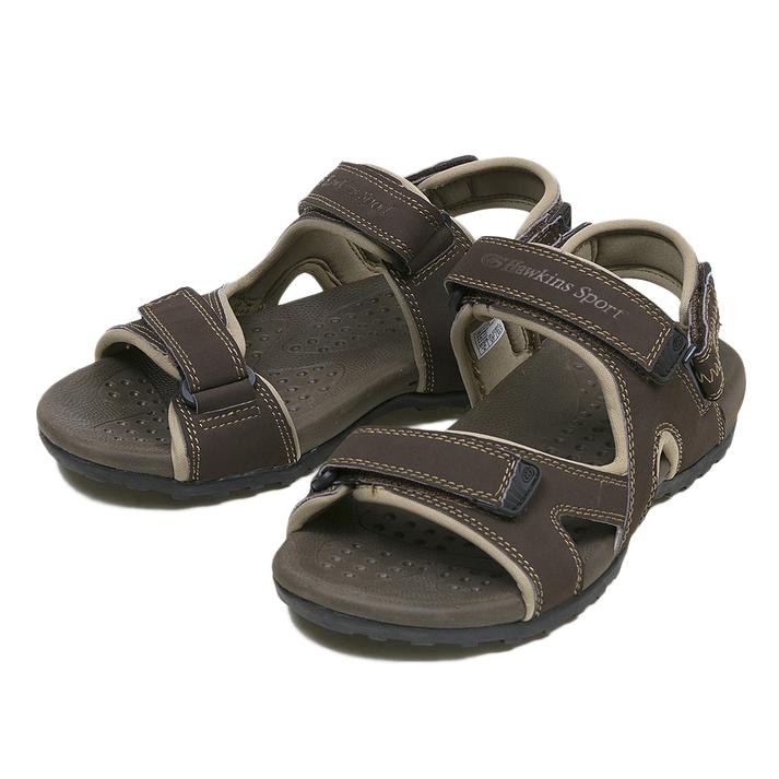 【HAWKINS】 ホーキンス STRAP SANDAL ストラップサンダル HS13102 DK.BROWN | ABC-MART 【公式通販】