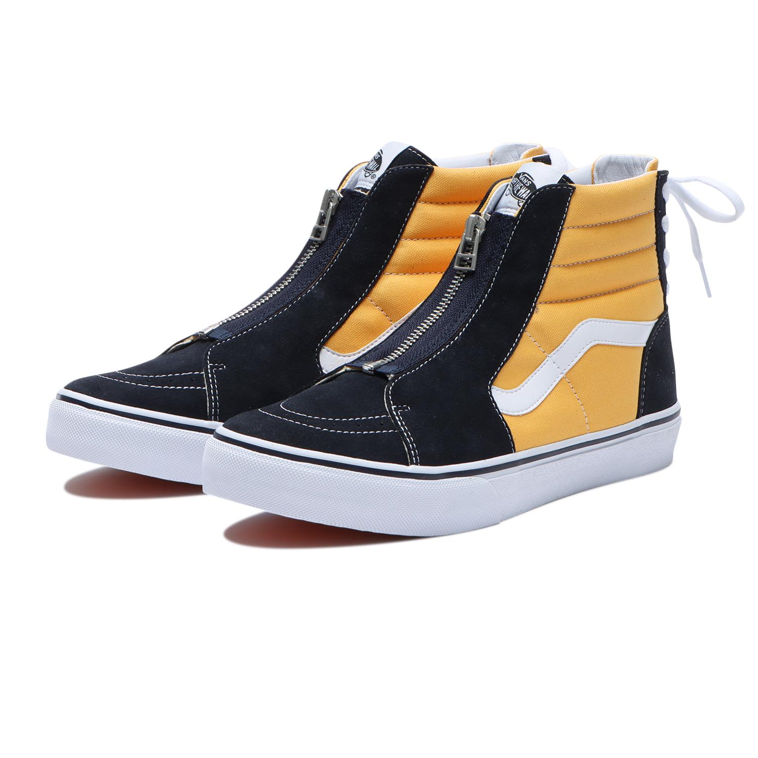 【VANS】 ヴァンズ SK8-HI ZIP BL スケートハイジップBL V38CF B.JAZZ NAVY/ORANGE | ABC ...