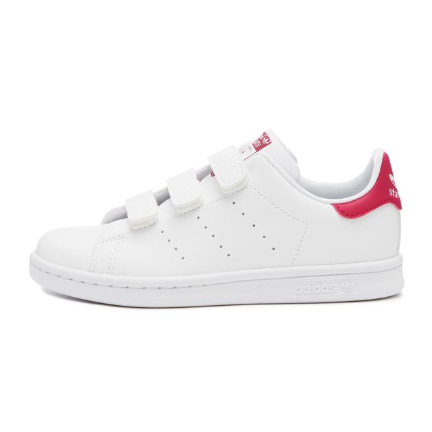 キッズ 【ADIDAS】 アディダス 17-21 STAN SMITH CF C スタンスミス FX7540 FWWT/FWWT/BOPK ...