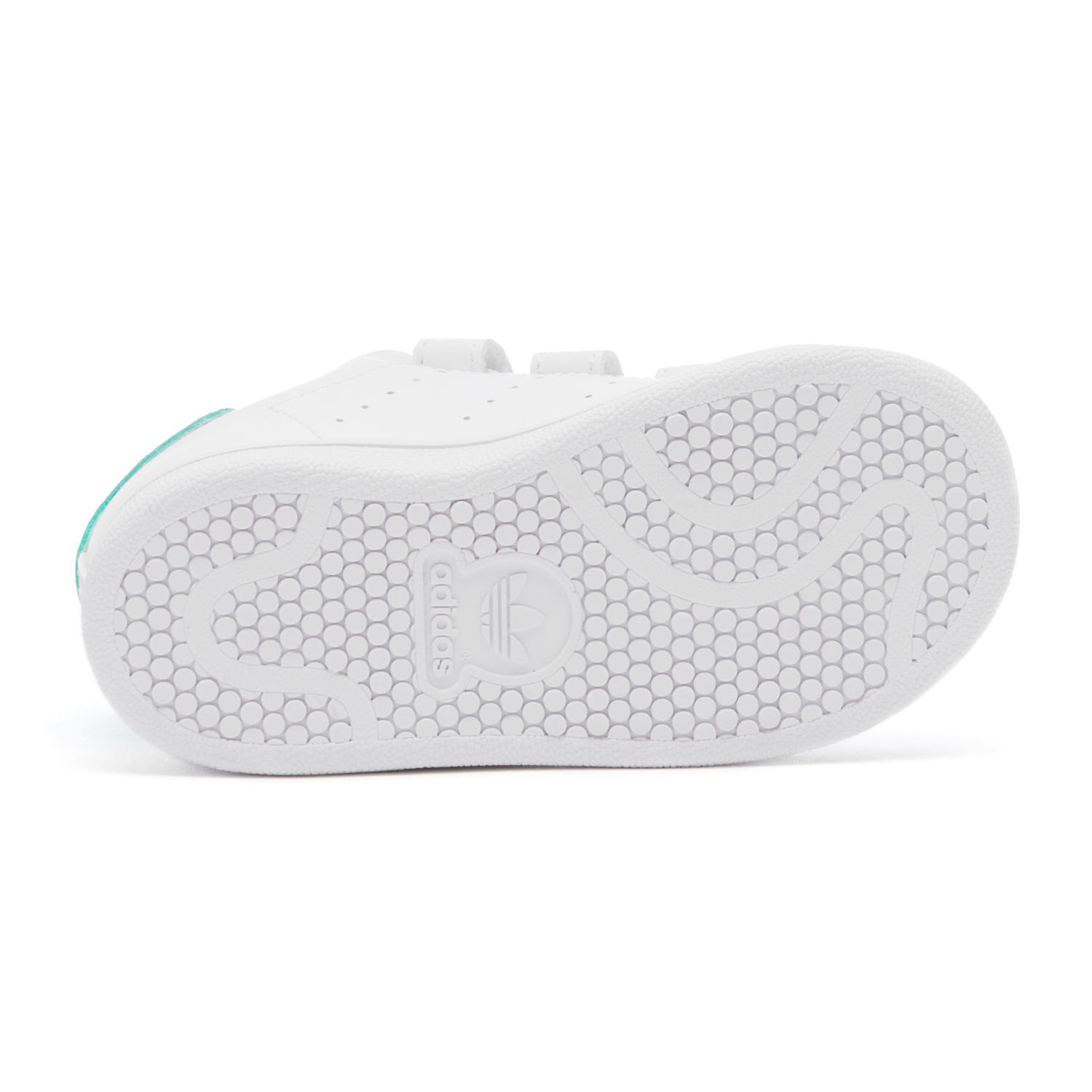 ベビー 【ADIDAS】 アディダス 12-16 STAN SMITH CF I スタンスミス FX7532 FWWT/FWWT/GRN ...