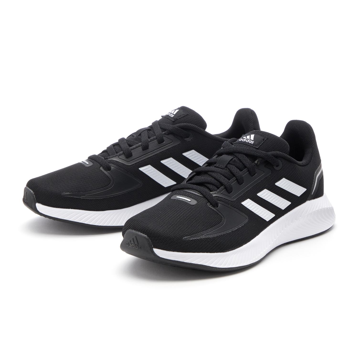 ジュニア 【ADIDAS】 アディダス 21-245CORE FAITO K コアファイト FY9495 CBLK/FWWT/SLMT ...