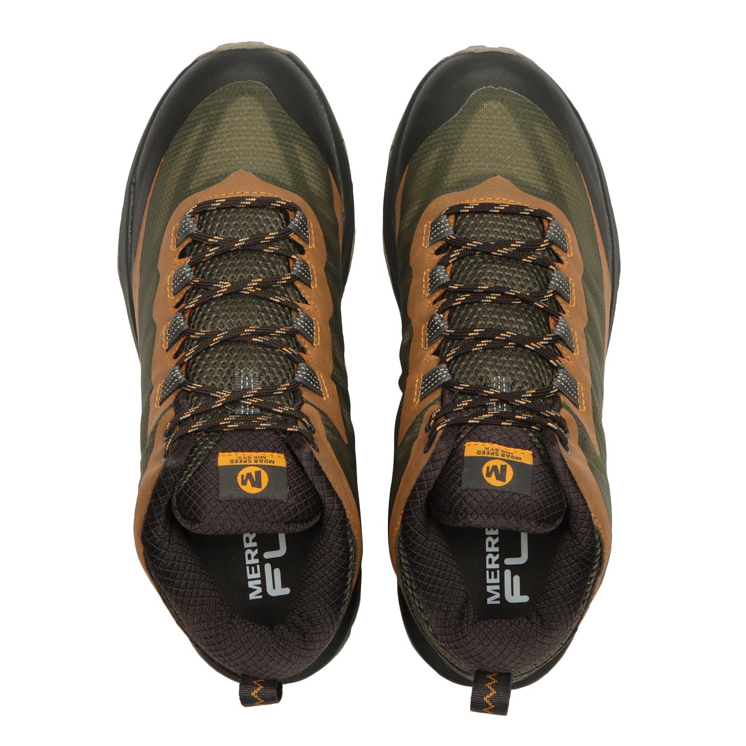 【MERRELL】 メレル MOAB SPEED MID GORE-TEX モアブスピードミッドゴアテックス J135411 LICHEN ...