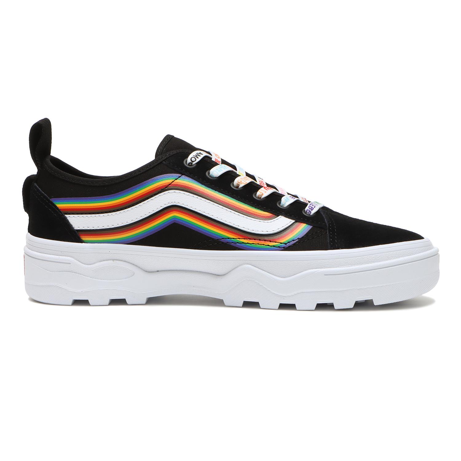 【VANS】 ヴァンズ SENTRY OLD SKOOL WC セントリーオールドスクールWC VN0A5KR3B89 (PRIDE)BK/T ...