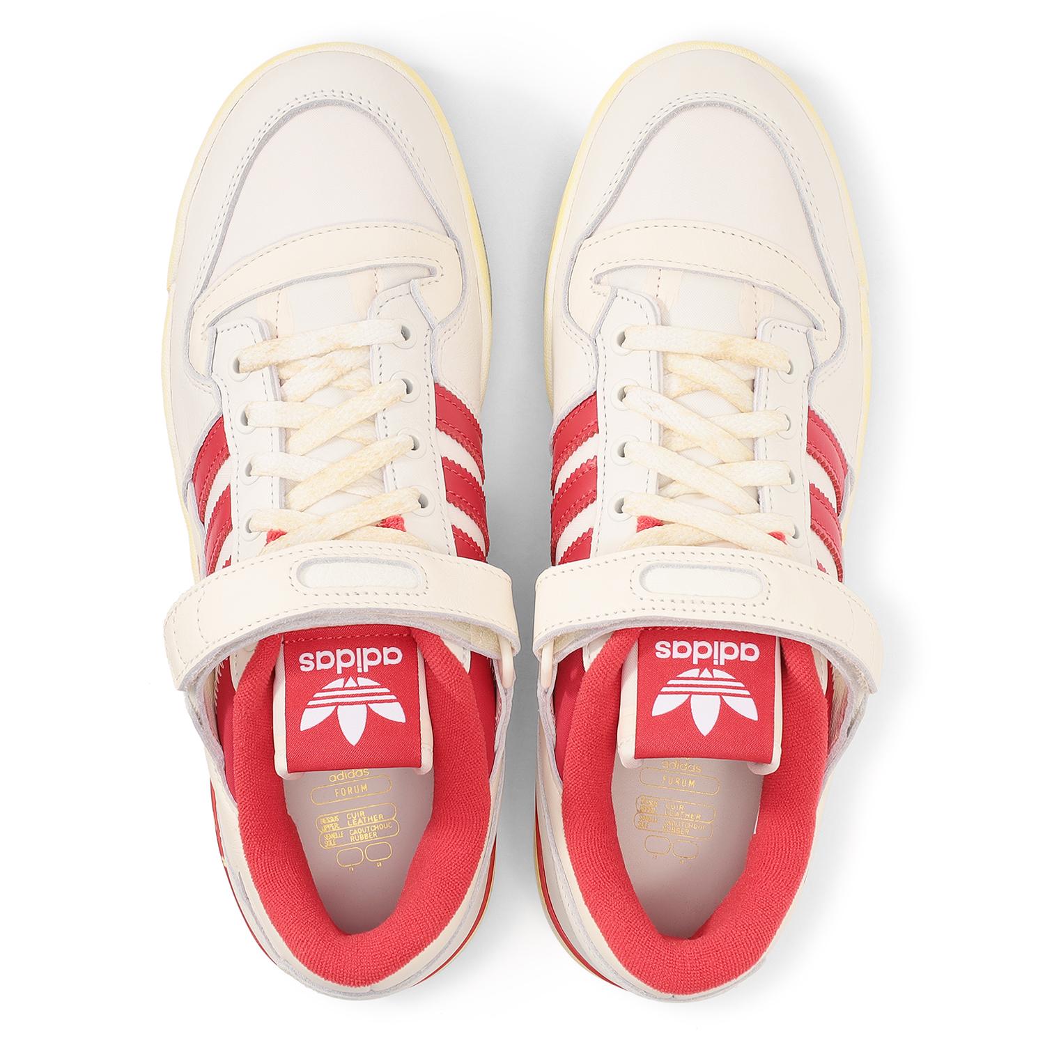 【ADIDAS】 アディダス FORUM 84 LOW AEC フォーラム84 ロー AEC HR0557 FWHT/RED/FWHT ...