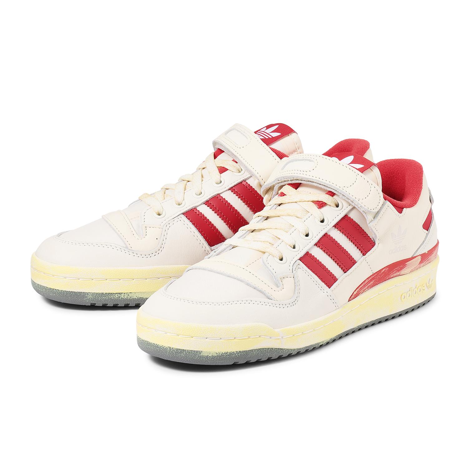 【ADIDAS】 アディダス FORUM 84 LOW AEC フォーラム84 ロー AEC HR0557 FWHT/RED/FWHT ...