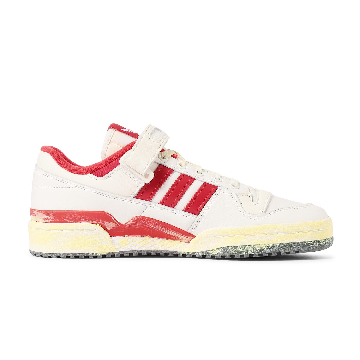 【ADIDAS】 アディダス FORUM 84 LOW AEC フォーラム84 ロー AEC HR0557 FWHT/RED/FWHT ...
