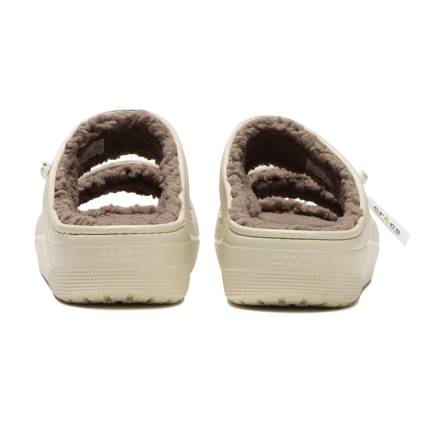 【crocs】 クロックス CLASSIC COZZZY SANDAL クラシックコージーサンダル 207446-2YC BONE ...