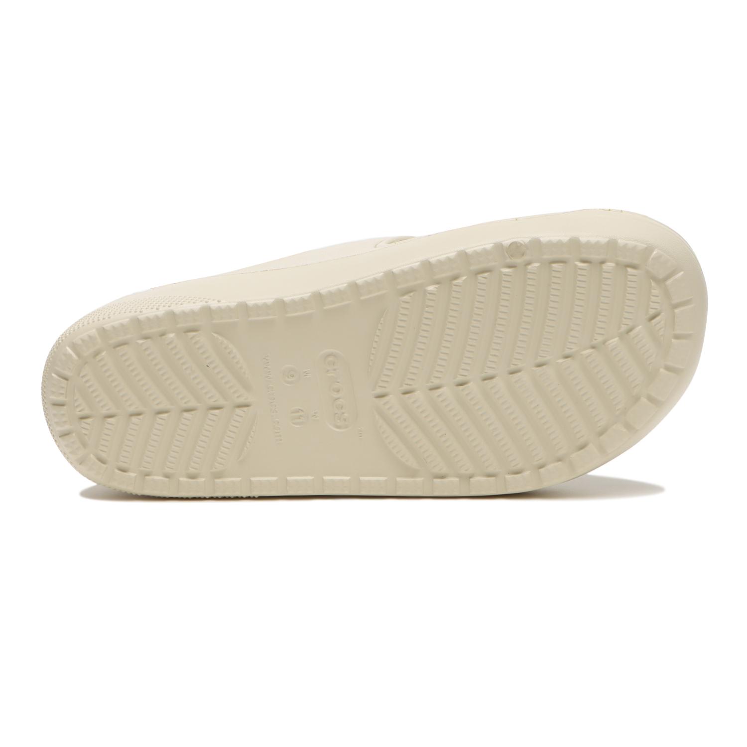 【crocs】 クロックス CLASSIC COZZZY SANDAL クラシックコージーサンダル 207446-2YC BONE ...