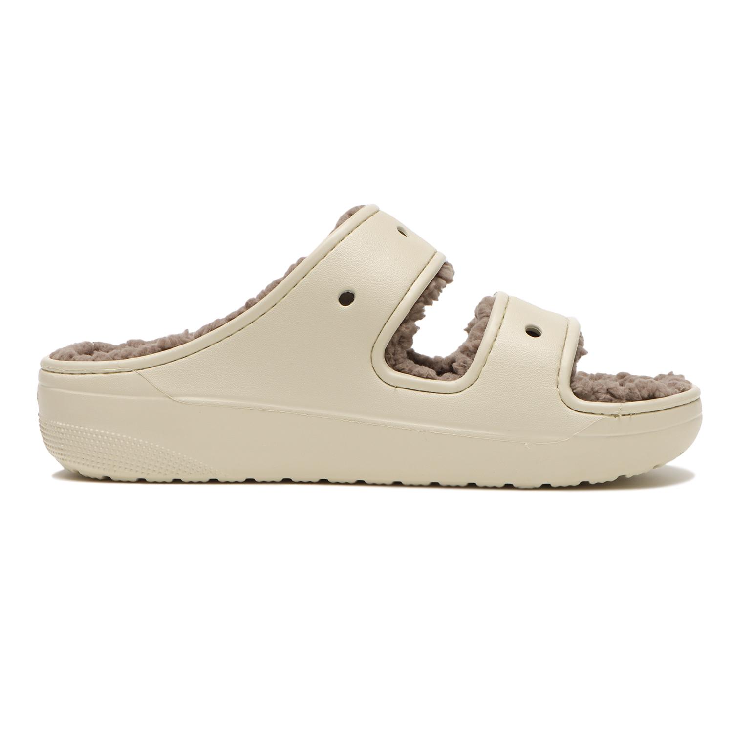 【crocs】 クロックス CLASSIC COZZZY SANDAL クラシックコージーサンダル 207446-2YC BONE ...