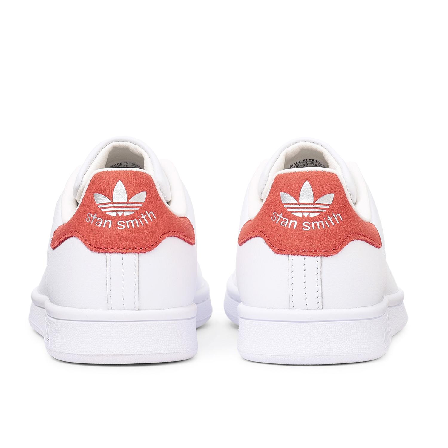 レディース 【ADIDAS】 アディダス STAN SMITH J スタンスミスJ HQ1855 FWHT/OWHT/PRED | ABC ...