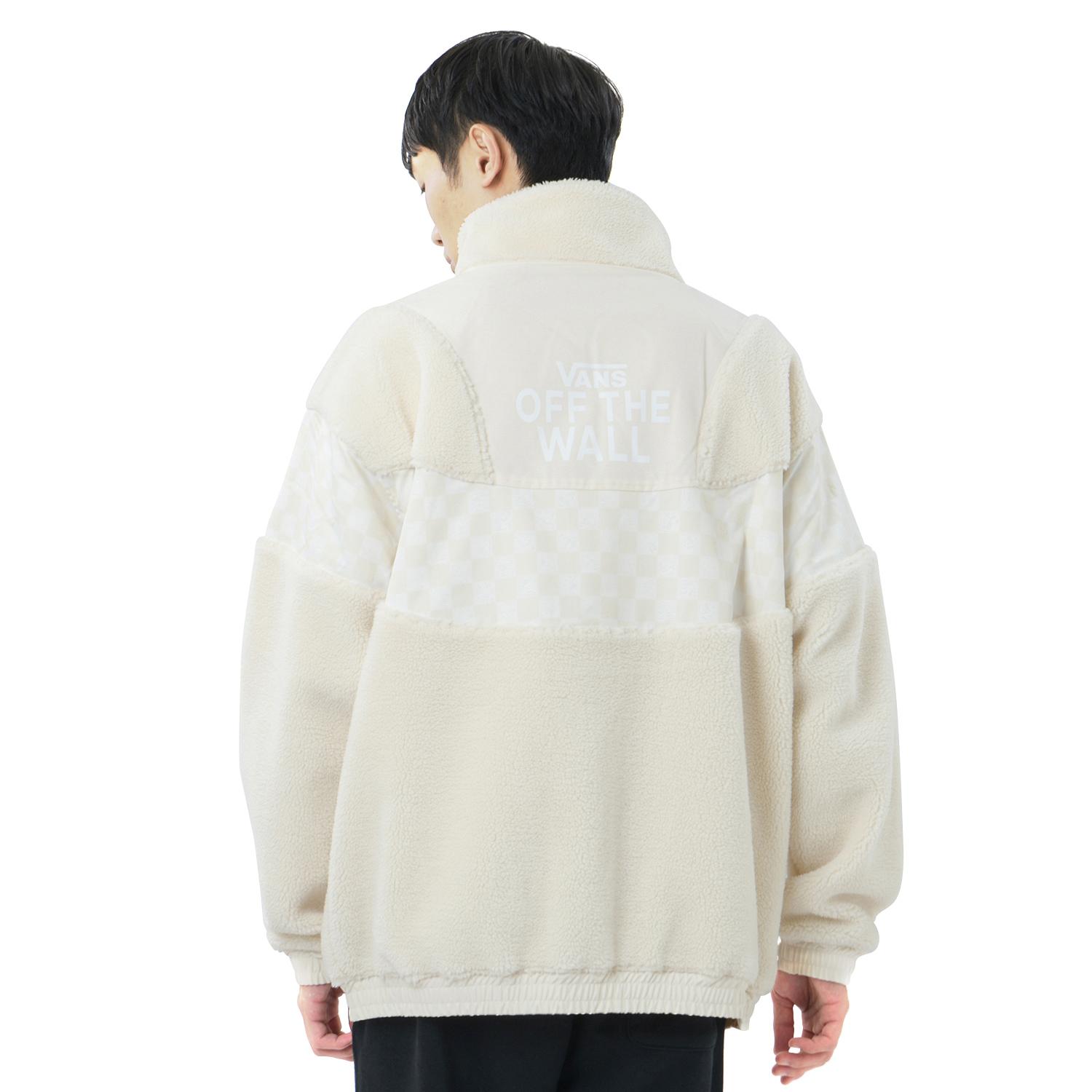 ≪VANS OUTER COLLECTION≫ 【VANS】 ヴァンズ M CHECKER BOA REVERSIBLE JKT アウター 122C1080100 IVORY | ABC ...