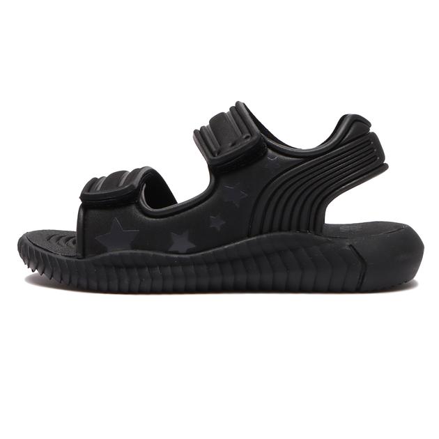 キッズ 【ABC SELECT】 エービーシーセレクト 2BELT SANDAL(16-22) キッズサンダル K2005 BLACK ...