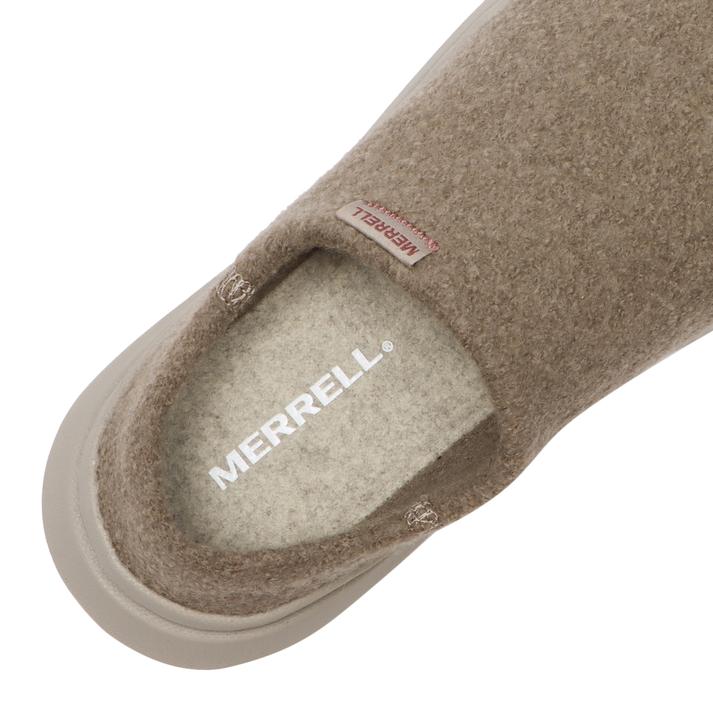 【MERRELL】 メレル W'S HUT MOC 2 WOOL SLIDE ハットモック2ウールスライド J004936 ALUMINUM ...