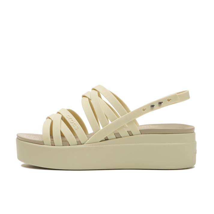 【crocs】 クロックス BROOKLYN STRAPPY LOW WEDGE W クロックスブルックリン ストラッピー ロー ウェッジ ...