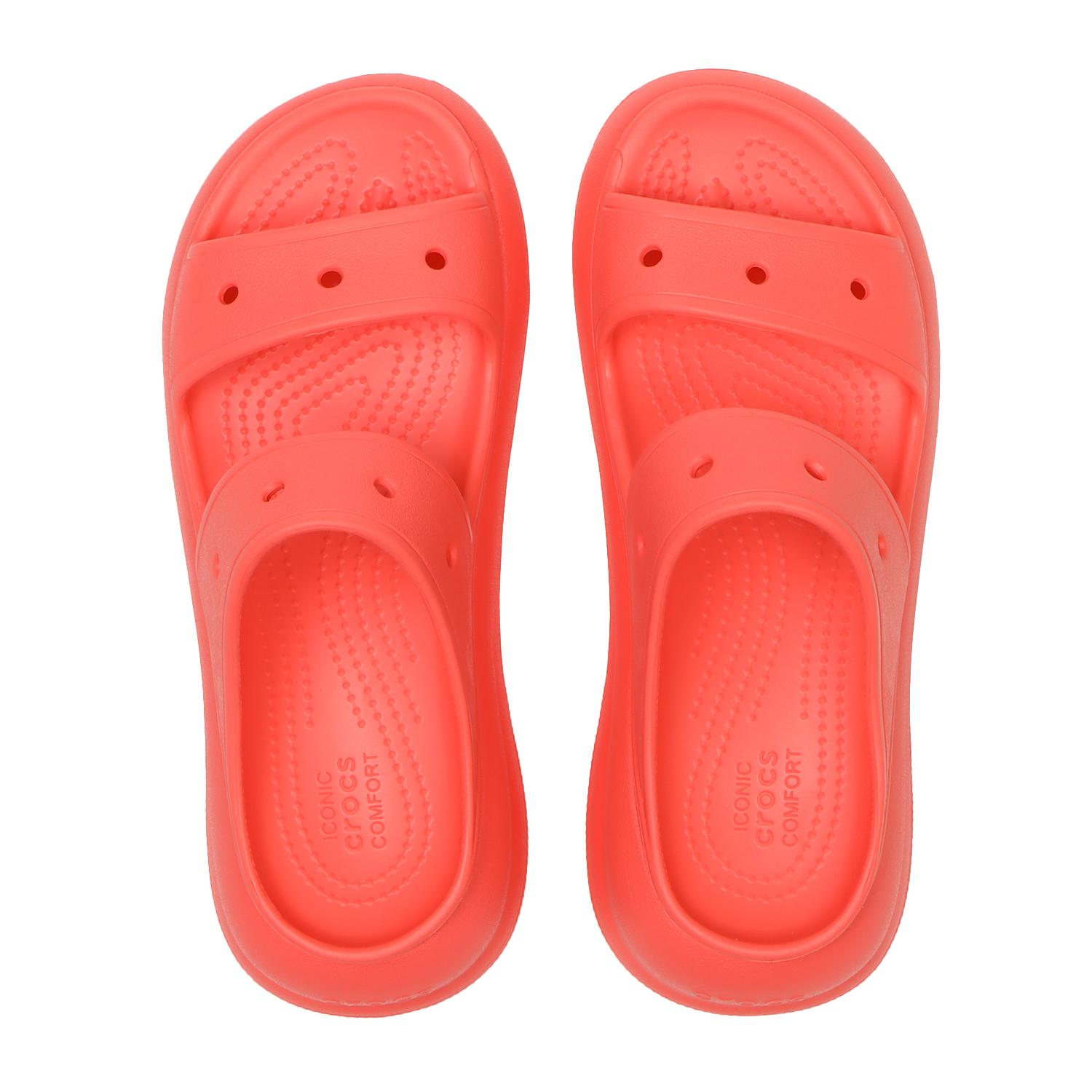 【crocs】 クロックス CLASSIC CRUSH SANDAL クラシック クラッシュ サンダル 207670-6VT NEON ...