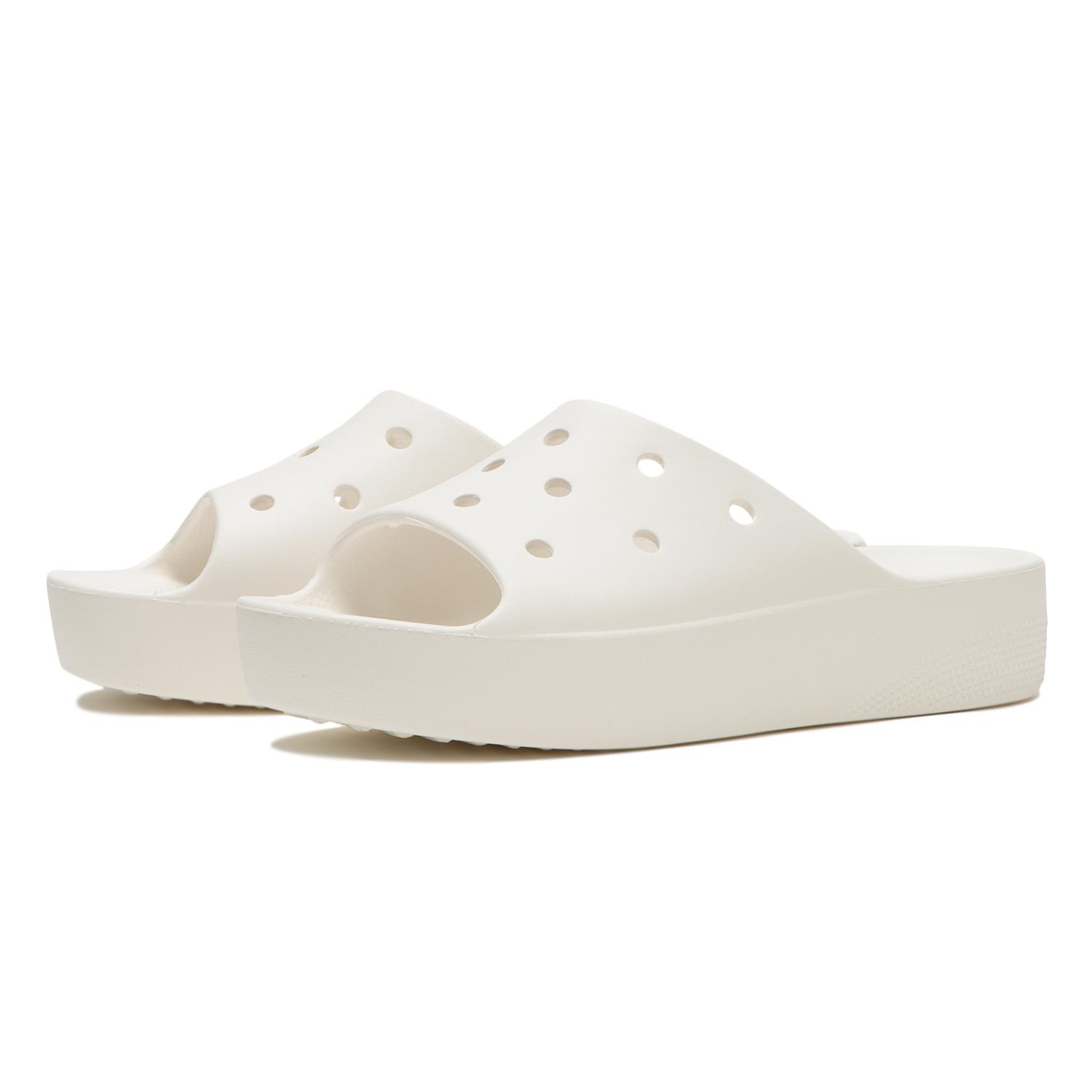 【crocs】 クロックス CLASSIC PLATFORM SLIDE W クラシック プラットフォーム スライド 208180-100 ...