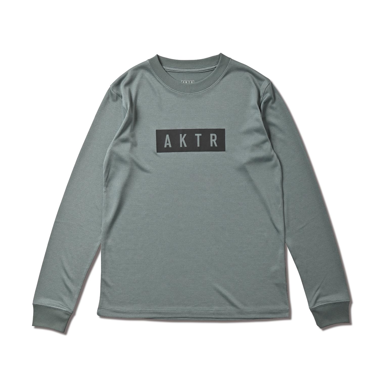 【AKTR】 アクター KIDS LOGO L/S SPORTS TEE ロングスリーブ 222-059005 GREEN | ABC ...