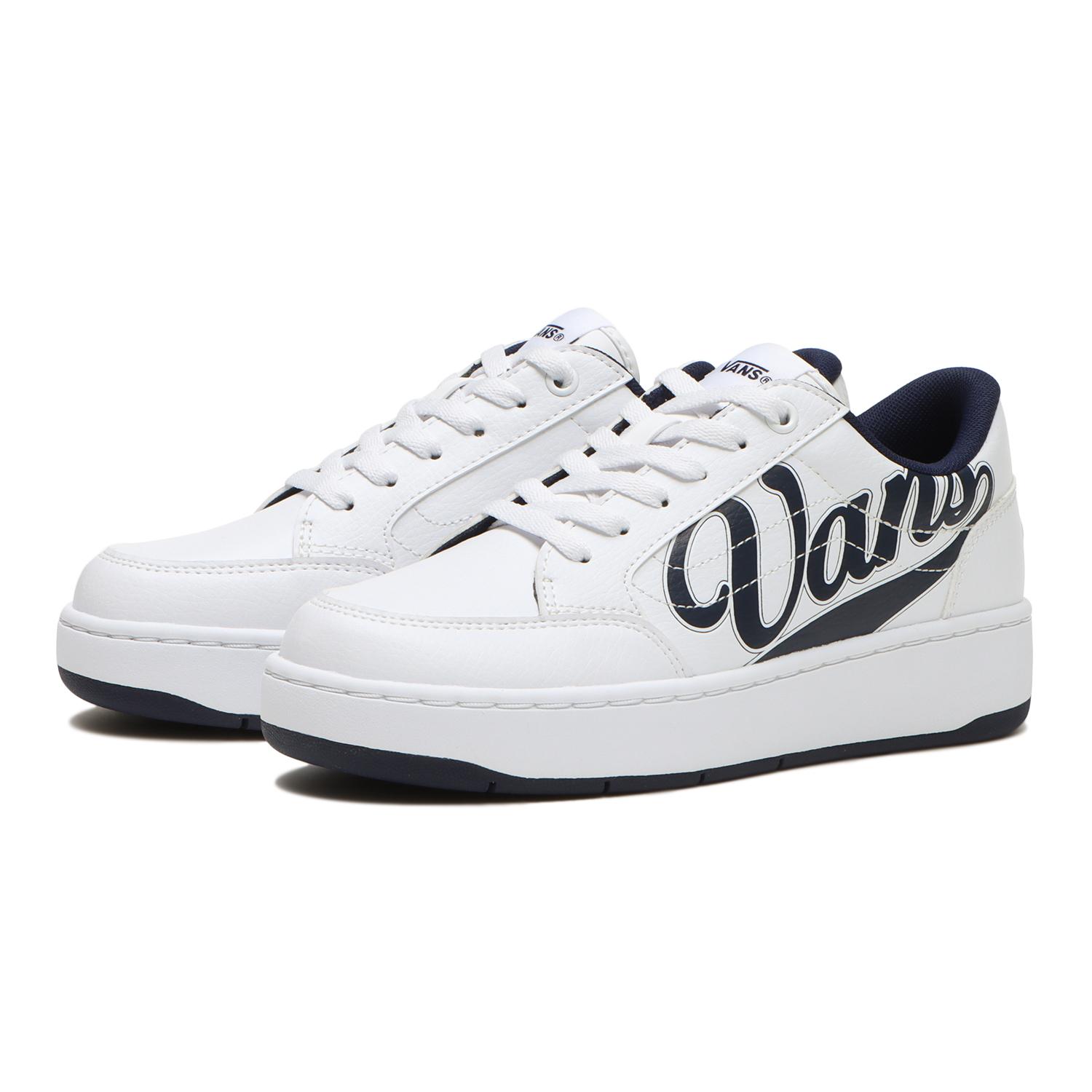 【VANS】 ヴァンズ CANORA LOGO PLT キャノーラロゴプラット V2940 LOGO PLT WHITE/NAVY | ABC ...