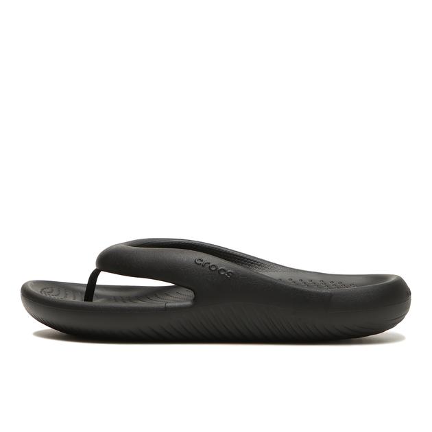 【crocs】 クロックス MELLOW RECOVERY FLIP メロウフリップ 208437-001 BLACK | ABC-MART ...