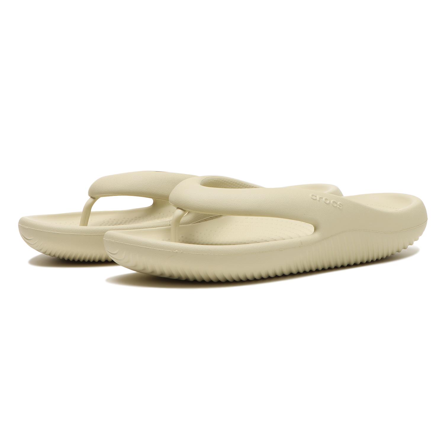 【crocs】 クロックス MELLOW RECOVERY FLIP メロウフリップ 208437-2Y2 BONE | ABC-MART ...
