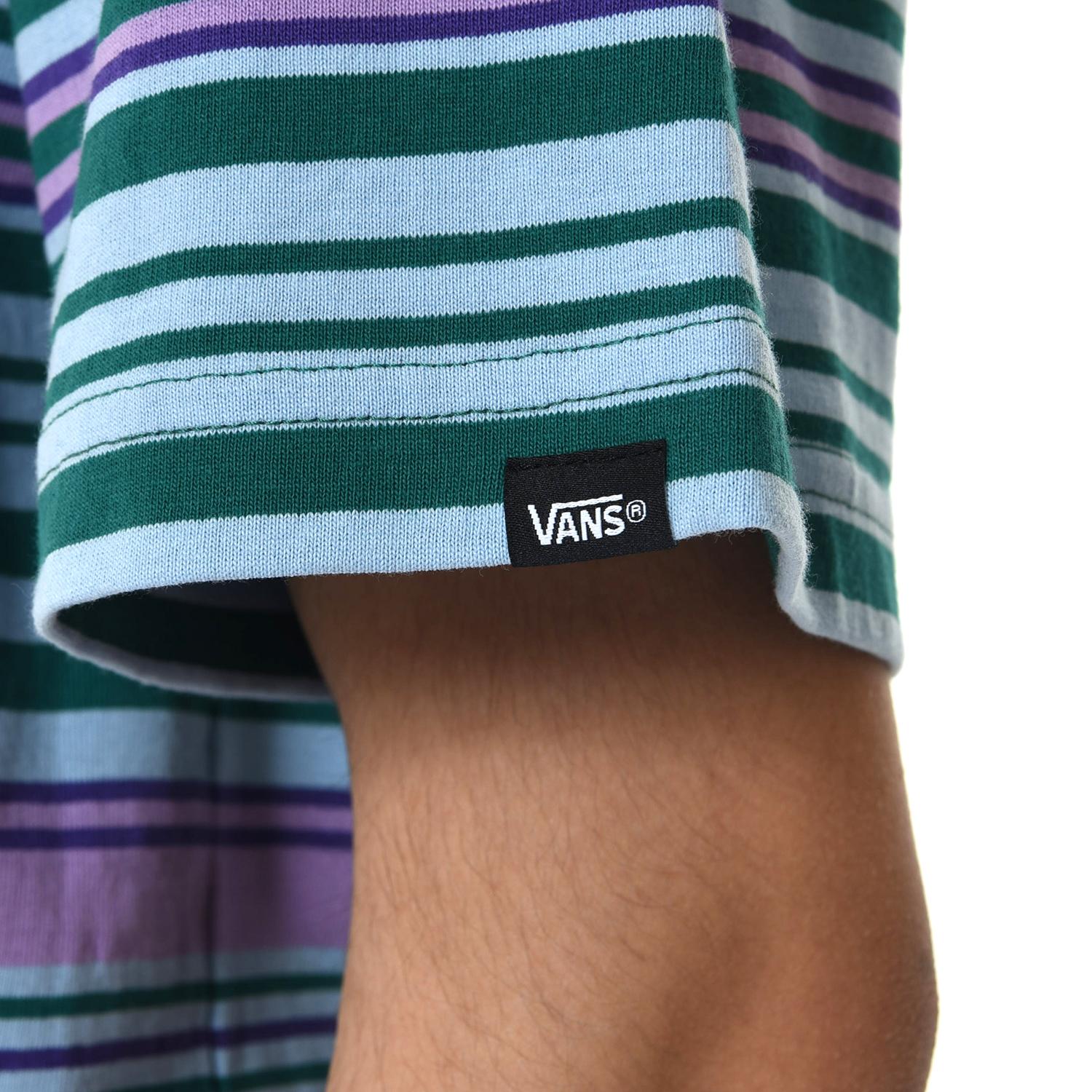 【VANS】 ヴァンズ M Border Pocket TEE ショートスリーブ 123K1011101 ABC-MART限定 GREEN ...