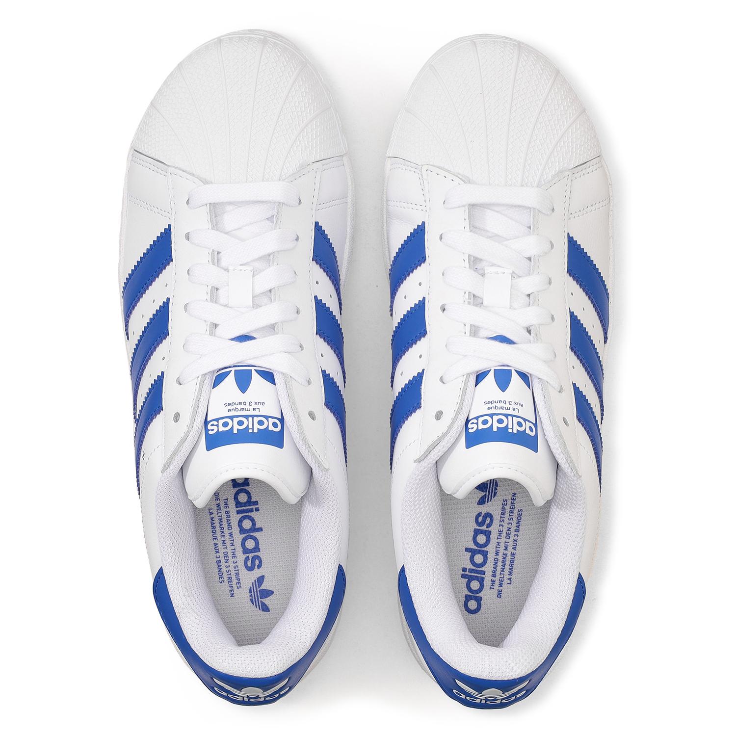 【SSTXXL】 【ADIDAS】 アディダス SUPERSTAR XLG スーパースター XLG IF8068 FTWR/BLUE/FTWR ...