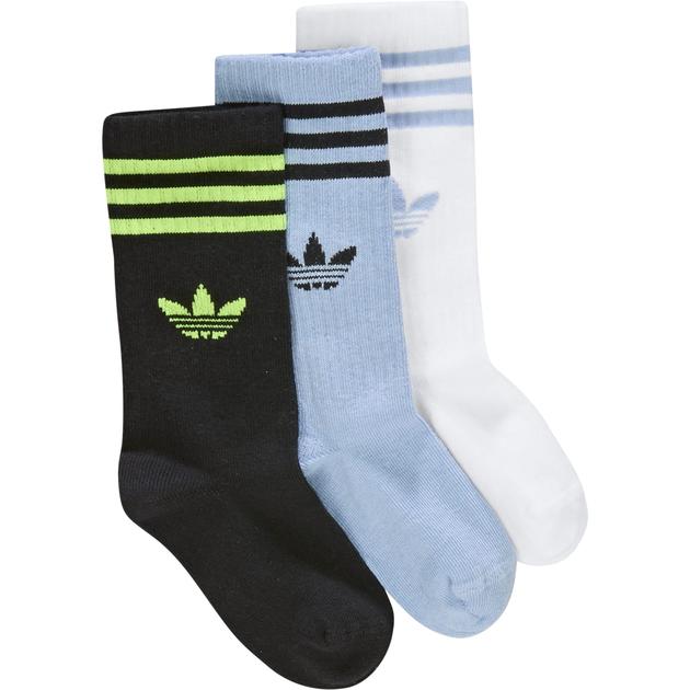 キッズ 【adidas】 アディダス K CREW SOCK 3P ソックス II3362 BLAC/CLEA/WHIT | ABC-MART ...