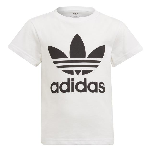 キッズ 【adidas】 アディダス K TREFOIL TEE ショートスリーブ H25246 WHITE/BLACK | ABC-MART ...