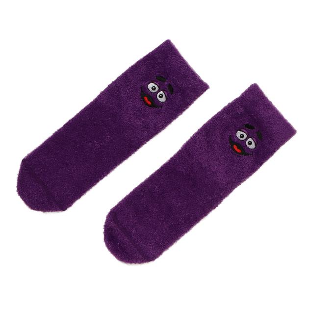 【crocs】 クロックス MCDONALDS SOCKS GRIMACE グリマスxクロックスソックス 209852-510 PURPLE ...