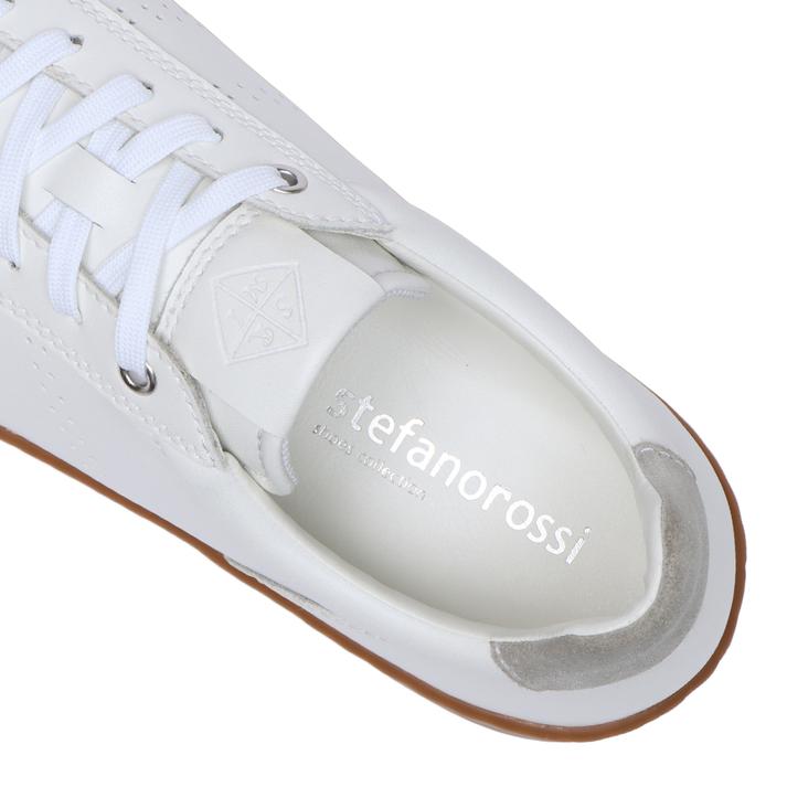 【STEFANO ROSSI】 ステファノロッシ RAMON 本革 スニーカー SR04153 WHITE/GRAY | ABC-MART ...