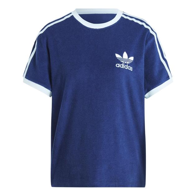 レディース 【adidas】 アディダス W TERRY 3ST TEE ショートスリーブ IR7465 DARKBLUE | ABC ...