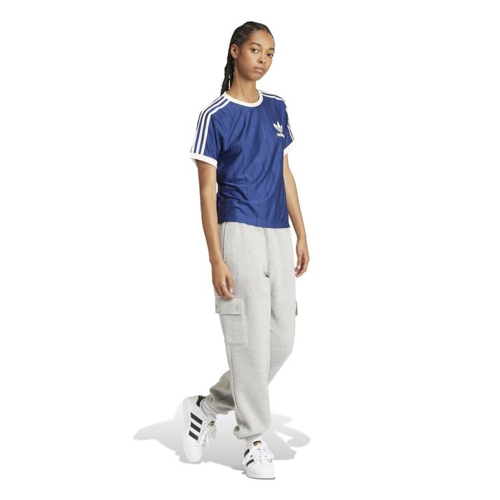 レディース 【adidas】 アディダス W 3 STRIPE TEE(PINST) ショートスリーブ IR7466 DARKBLUE ...