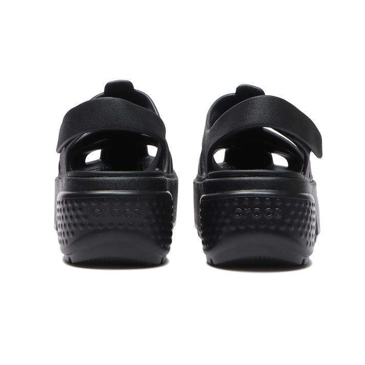 【crocs】 クロックス STOMP FISHERMAN SANDAL ストンプフィッシャーマンサンダル 209938-001 Black ...