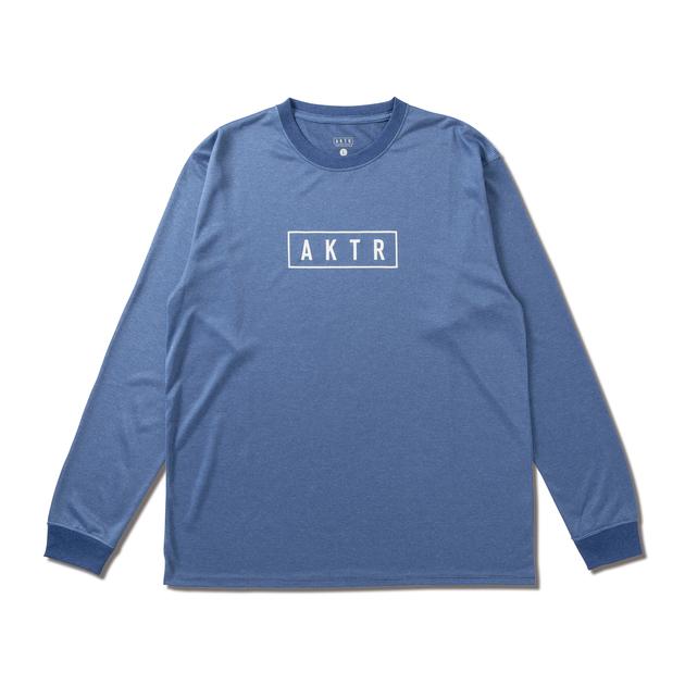 【AKTR】 アクター AKTR LOGO L/S SPORTS TEE ロングスリーブ 223-004005 BLUE | ABC-MART ...
