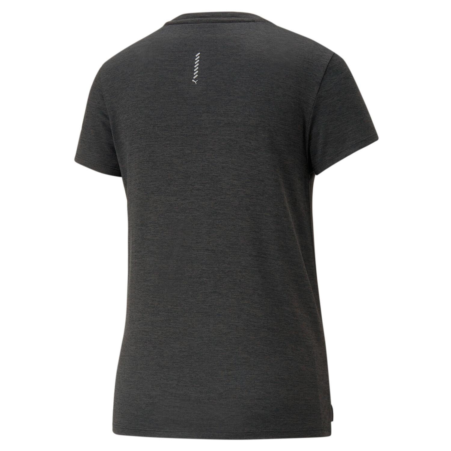 【PUMA】 プーマ W RUN FAVORITE HEATHER SS TEE ショートスリーブ 523693 01BLK HEATHER ...