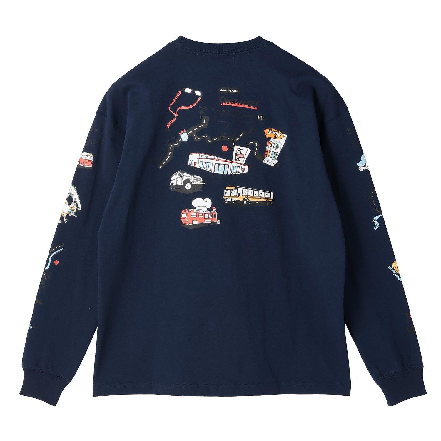 CHUMS CHUMS Oversized Utah Tours L/S T-Shirt｜オッシュマンズ公式通販サイト｜OSHMAN'S ONLINE