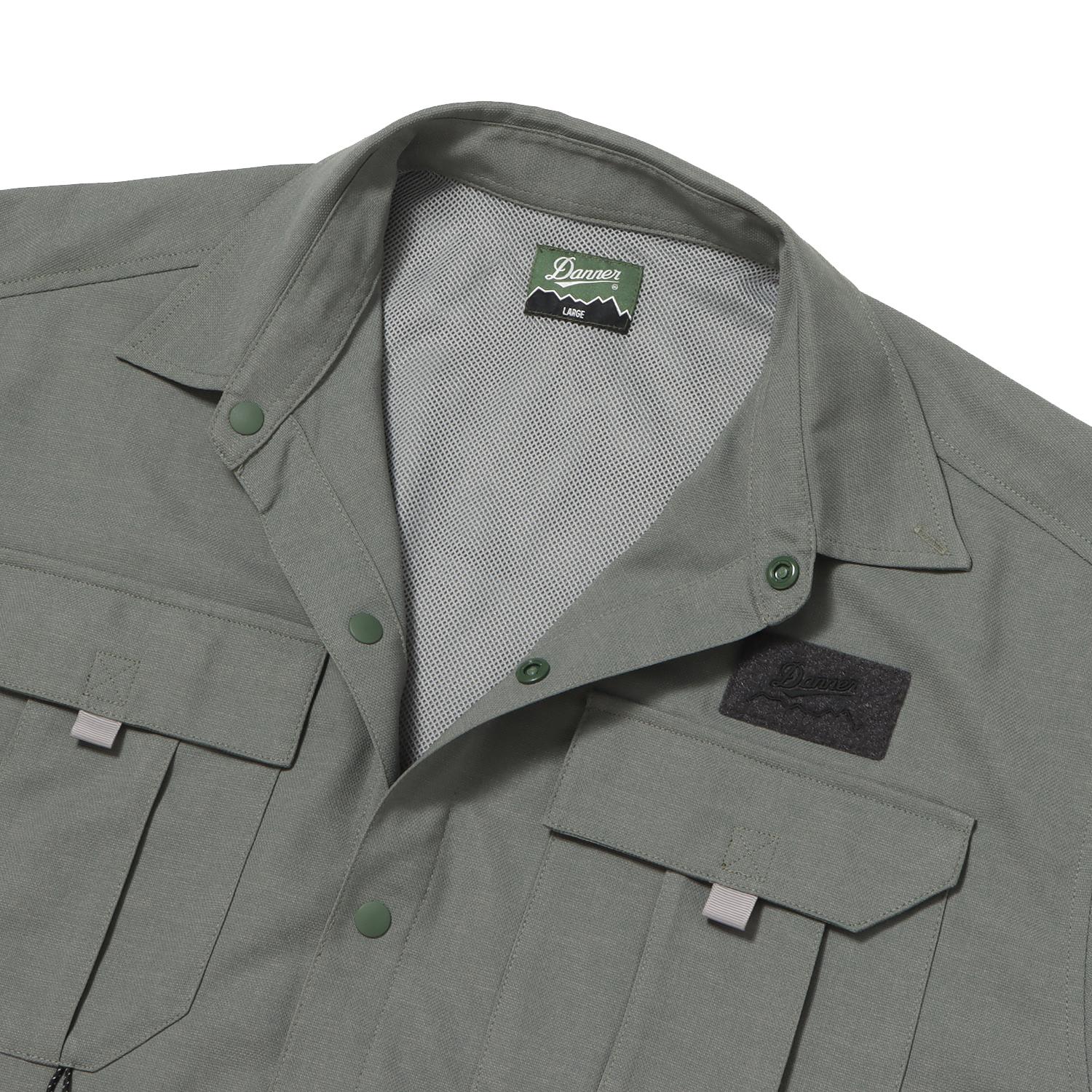 【DANNERアパレル】 ダナー M Field Utility Teclino Shirt フィールドユーティリティテックリノシャツ ...