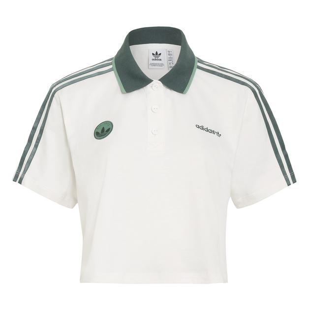 レディース 【ADIDAS ウェア】 アディダス W CROP POLO ショートスリーブ IX3555 CLOUDWHITE | ABC ...
