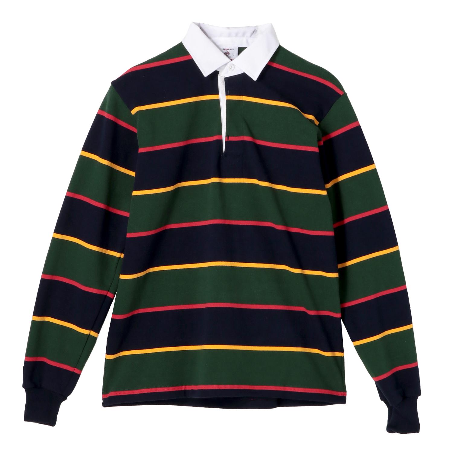 BARBARIAN BARBARIAN Rugby Shirt L/S Alternating Stripe｜オッシュマンズ公式通販サイト ...