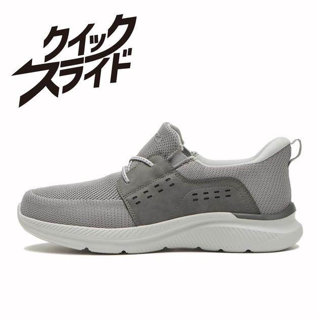 【ABC SELECT】 エービーシーセレクト MOC KNIT LACE ローカットスニーカー L0142 GRAY | ABC-MART ...