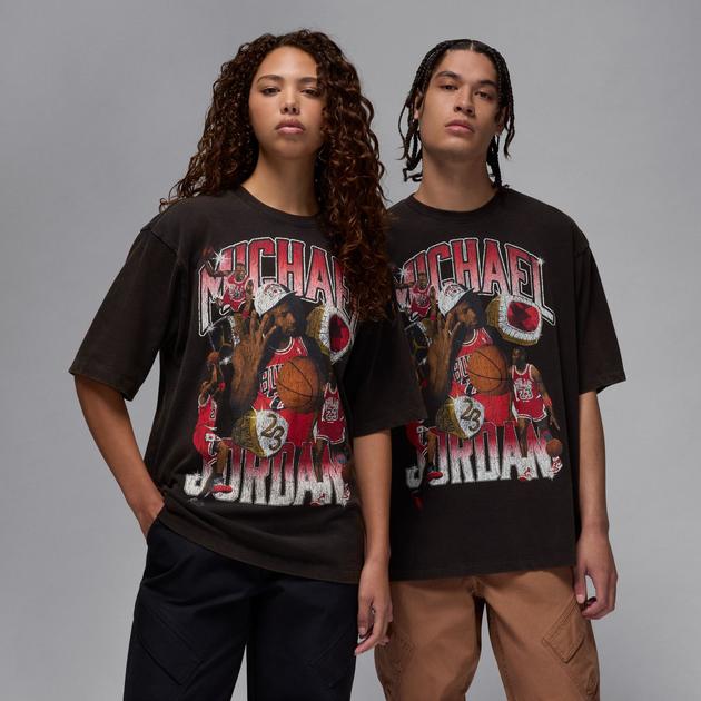 【JORDAN BRAND】 JORDAN BRAND M J FLT GFX OVSZ TEE ショートスリーブ HM7131 010BLK ...