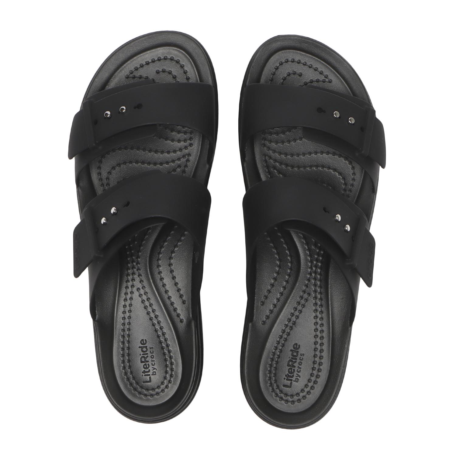 【crocs】 クロックス BROOKLYN BUCKLE W ブルックリンバックル 207431-001. BLACK | ABC-MART ...