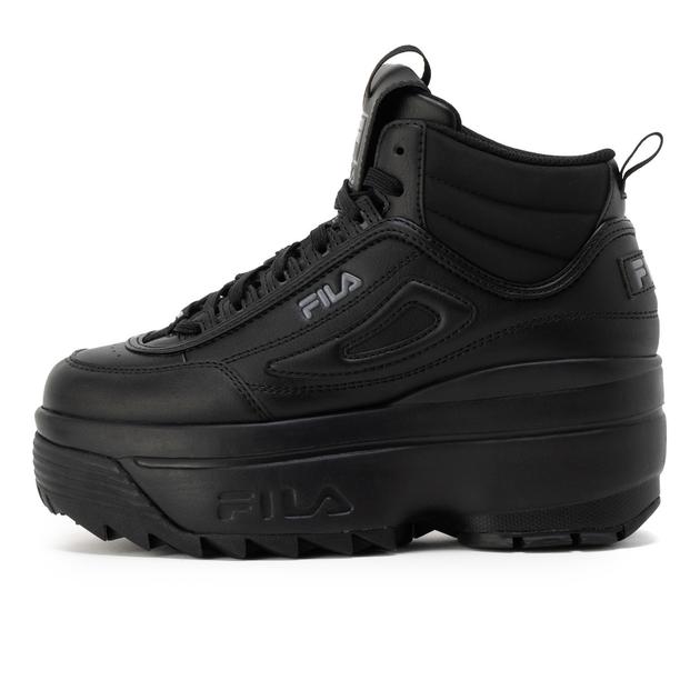 【FILA】 フィラ DISRUPTOR II WEDGE MID ディスラプターⅡウェッジミッド WSS25025001 BLACK ...