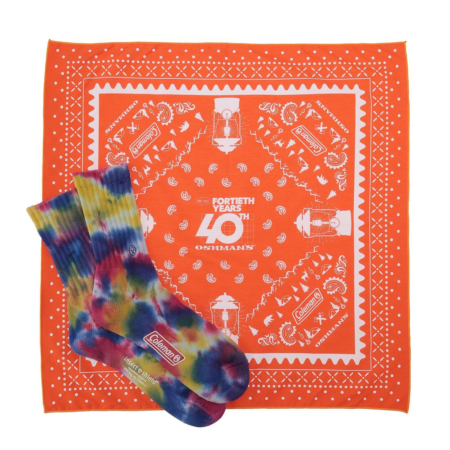 COLEMAN SHOES COLEMAN Insect Shield Tie Dye Socks OSHMAN'S SMU｜オッシュマンズ ...