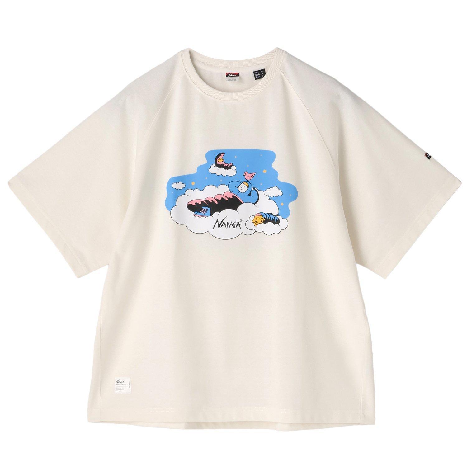 NANGA NANGA Eco Hybrid Raglan Sleeve Oversized Print Tee Moon OSHMAN'S SMU｜オッシュマンズ公式通販サイト｜OSHMAN ...